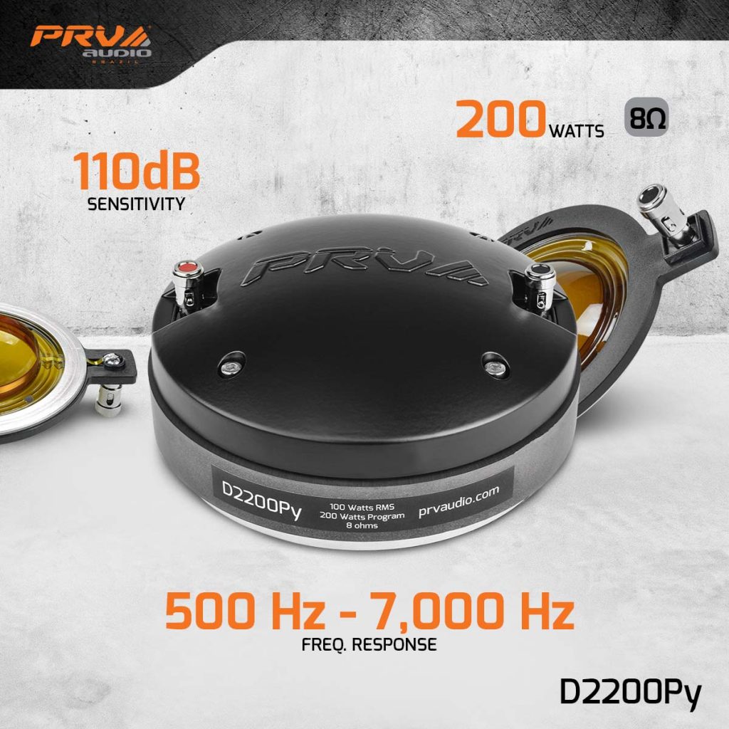 D2200Py - 2" Polyimide Compression Driver - PRV Audio